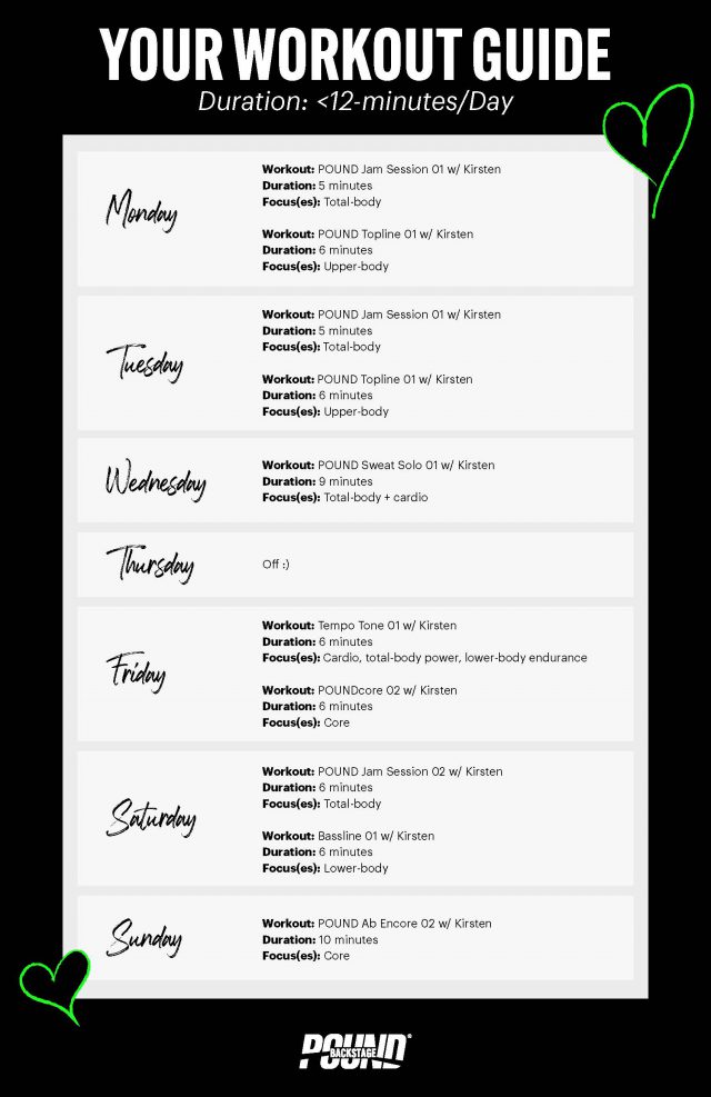 Backstage 101 • POUND: Rockout. Workout.®